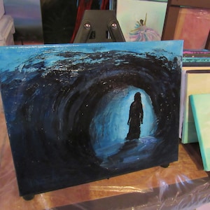 ABSTRACT - " HOLY Shadow at Golgotha " - Etsy