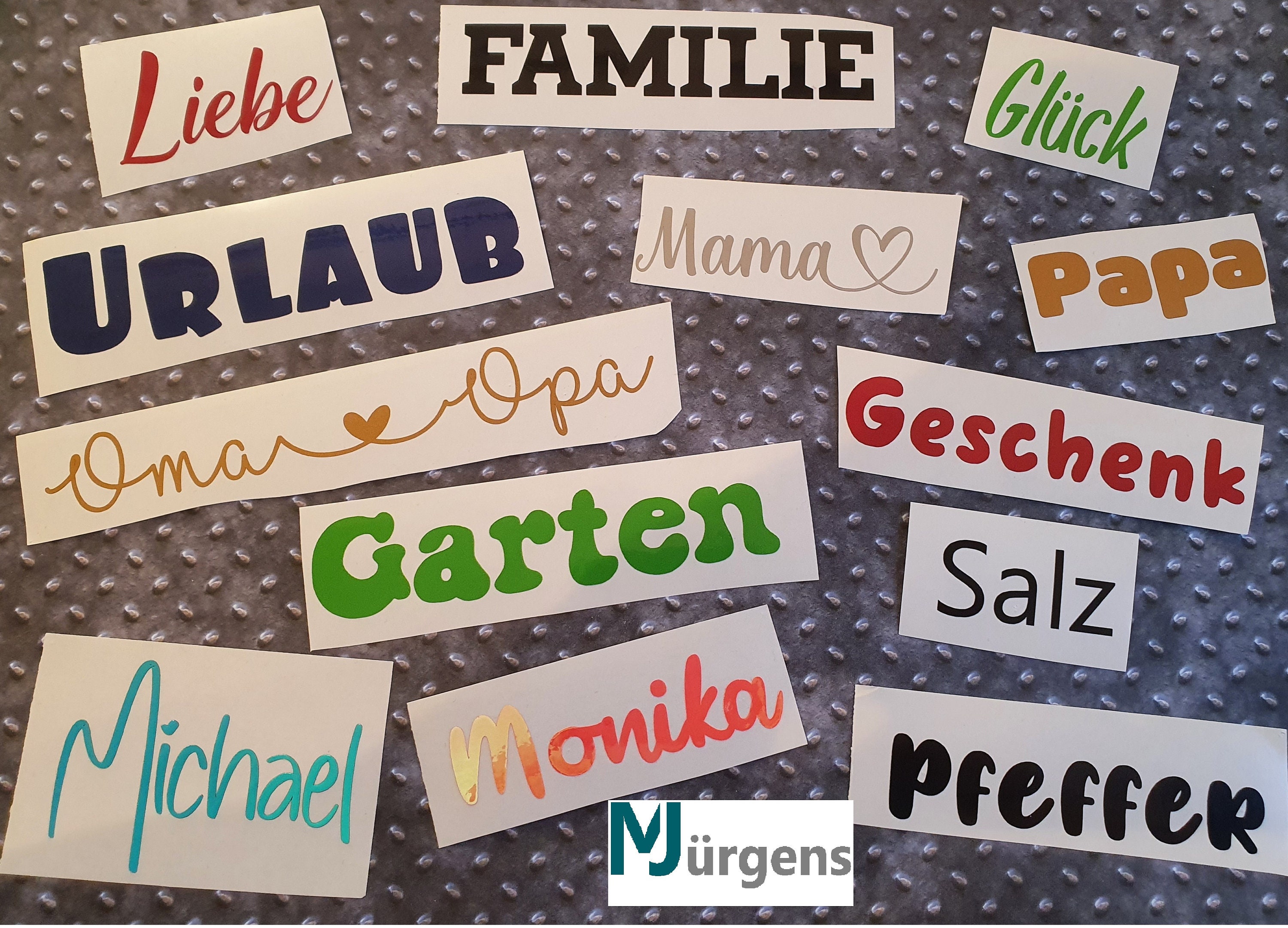 Schriftzug Zum Aufkleben