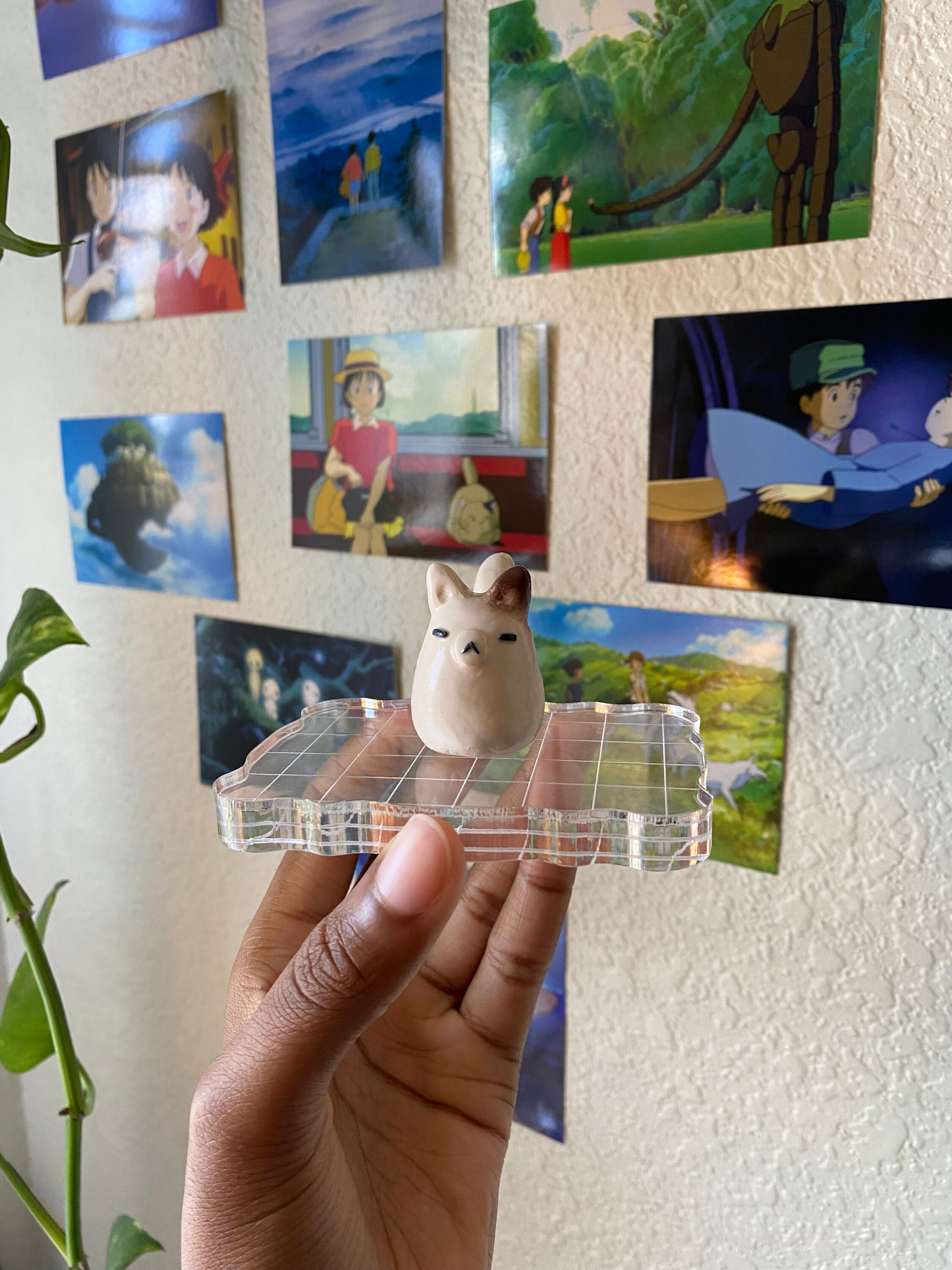 Muta Studio Ghibli Inspired Ring Holder Desk Friend Cute Jewelry Holder ...