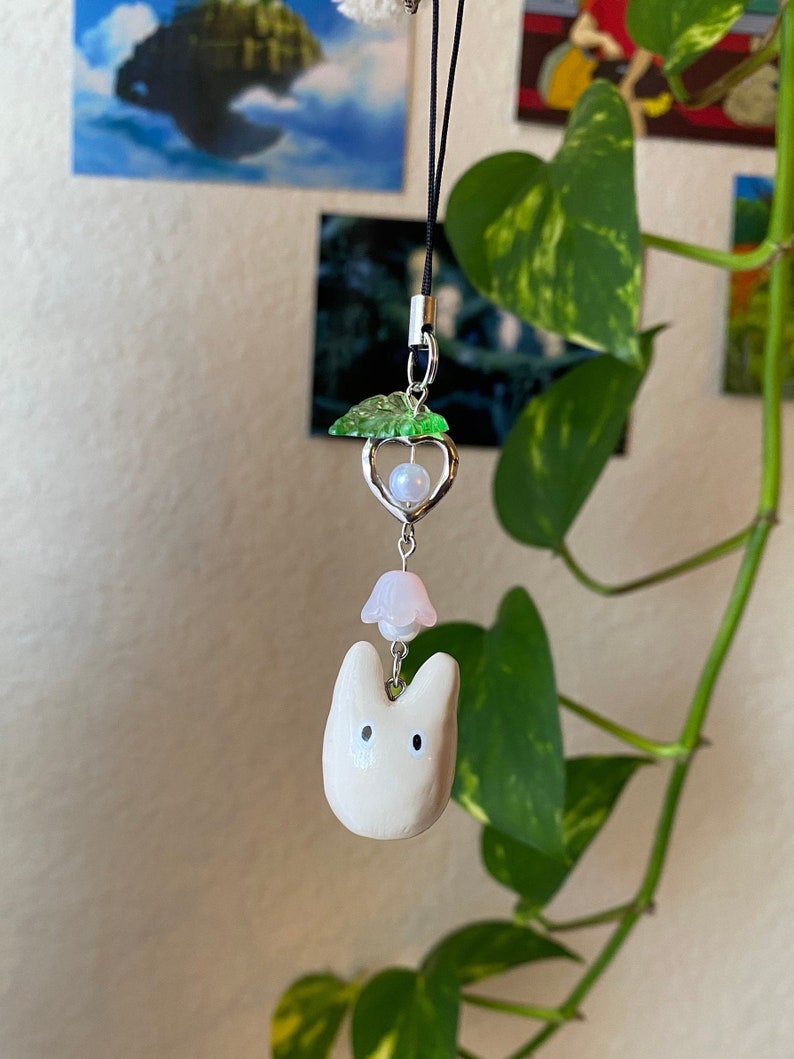 Chibi Totoro Phone Charm Studio Ghibli Inspired My Neighbor Totoro Cute ...