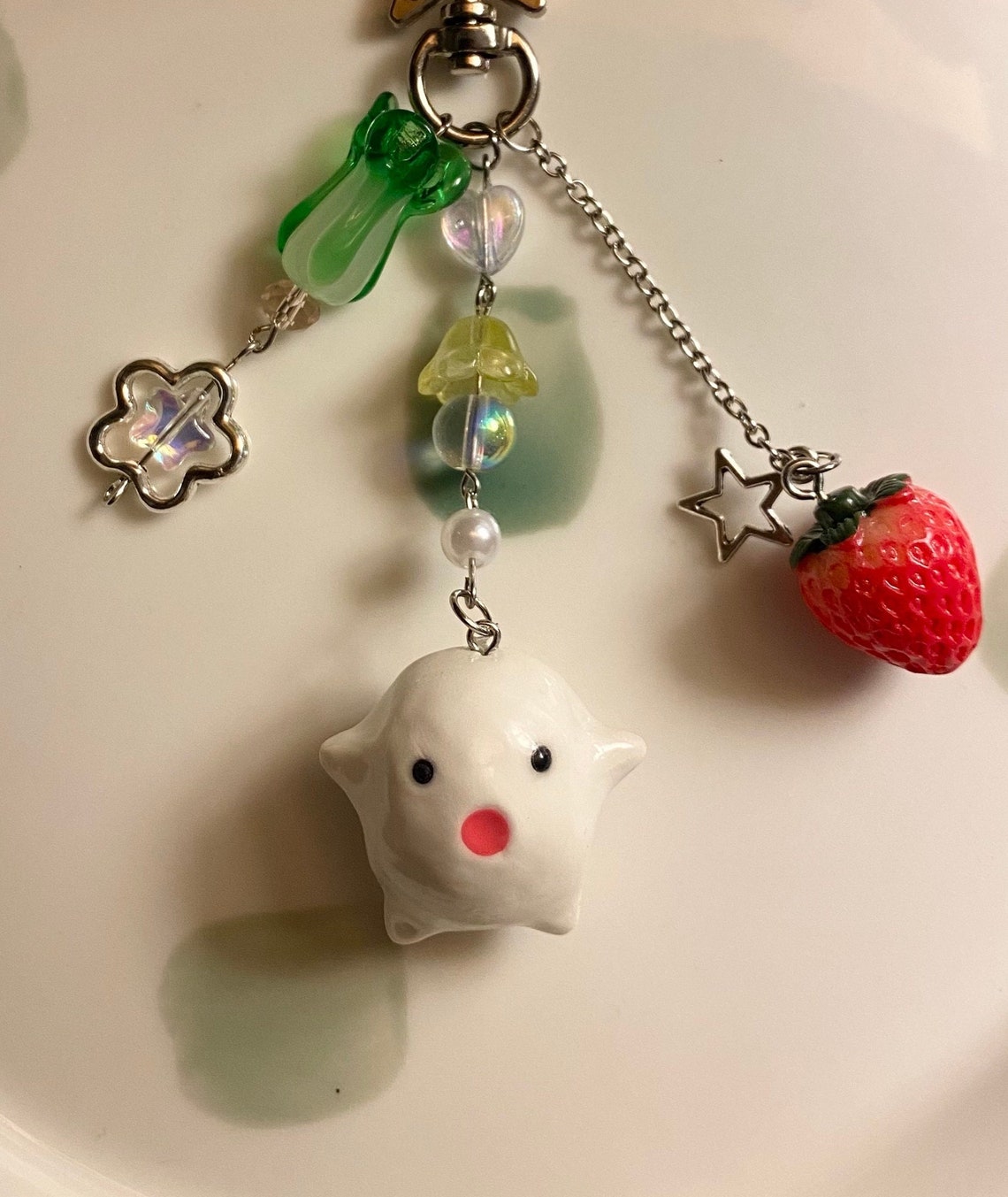 Handmade Warawara Keychain Studio Ghibli Cute Keychain Bag Accessory - Etsy