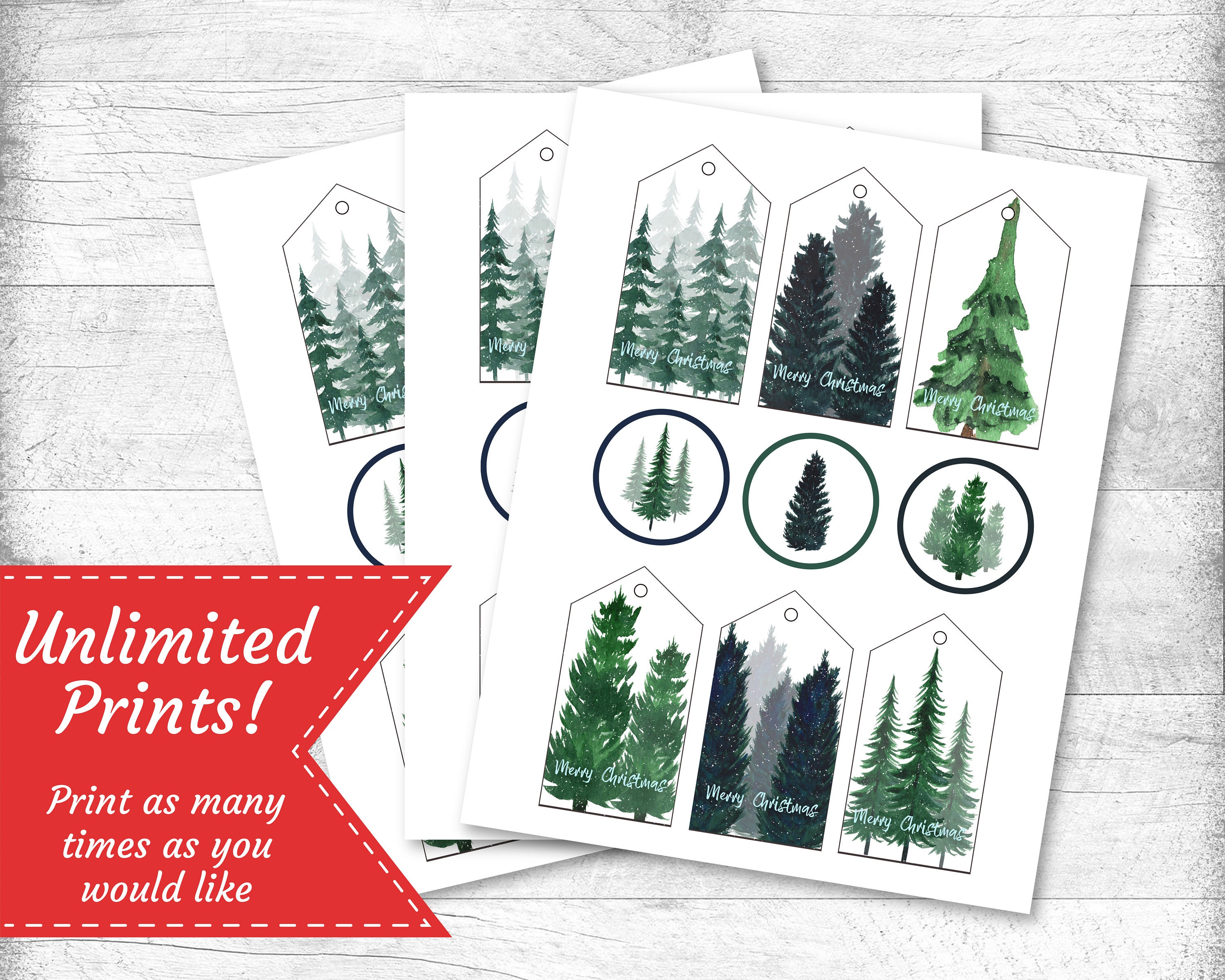 Printable Christmas Gift Tags | DIY Christmas Tag | Merry Christmas ...