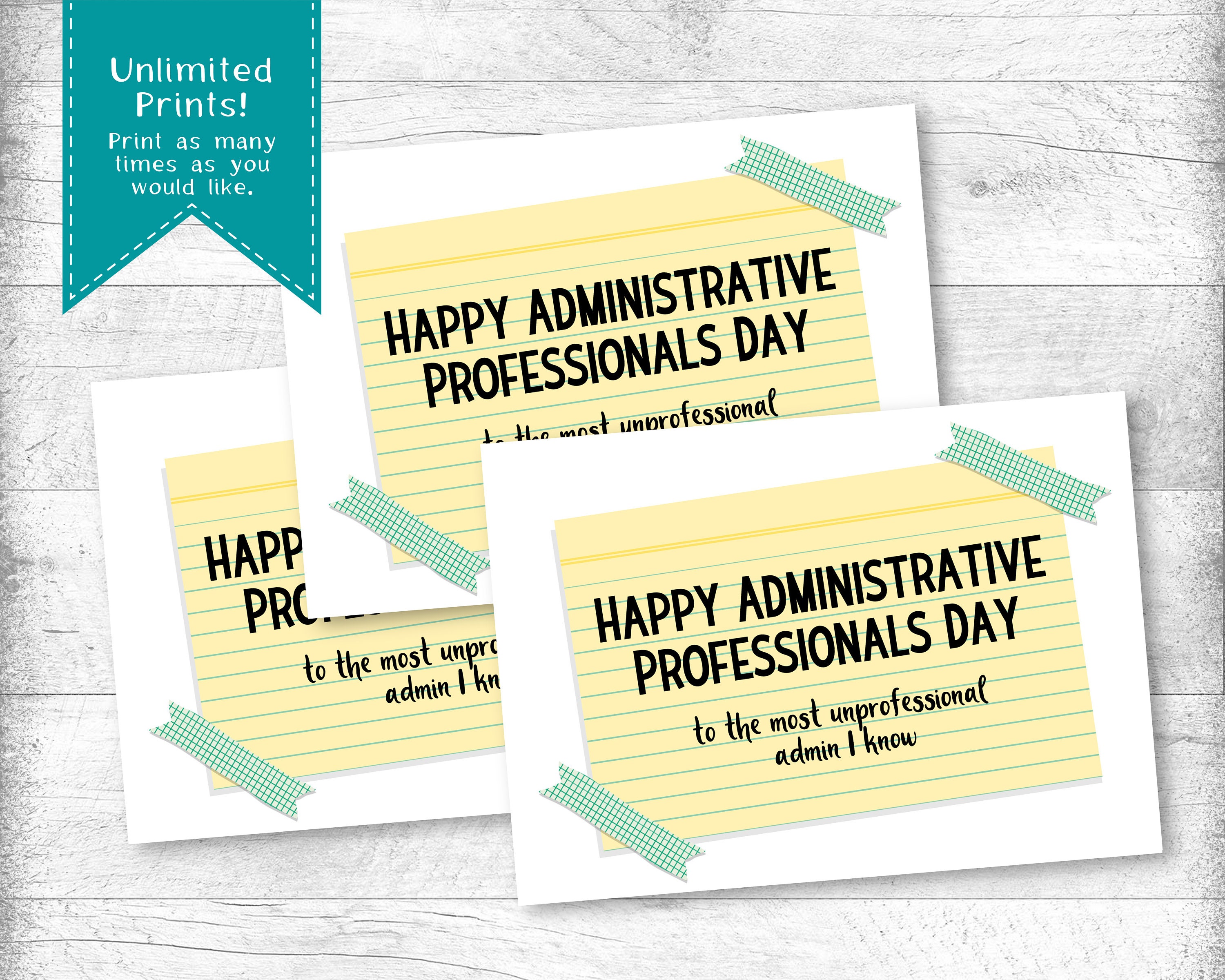 Funny Administrative Professionals Day Card, Administrative Day Gift ...
