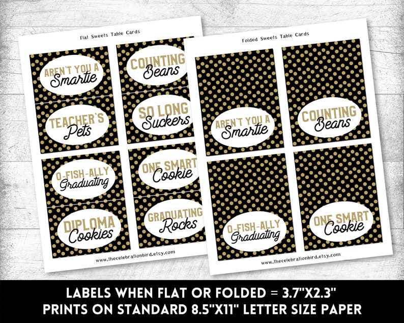 Graduation Candy Labels, Graduation Sweet Table, Candy Buffet ...