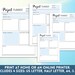 Blue Student Planner Student Planner Printable College - Etsy