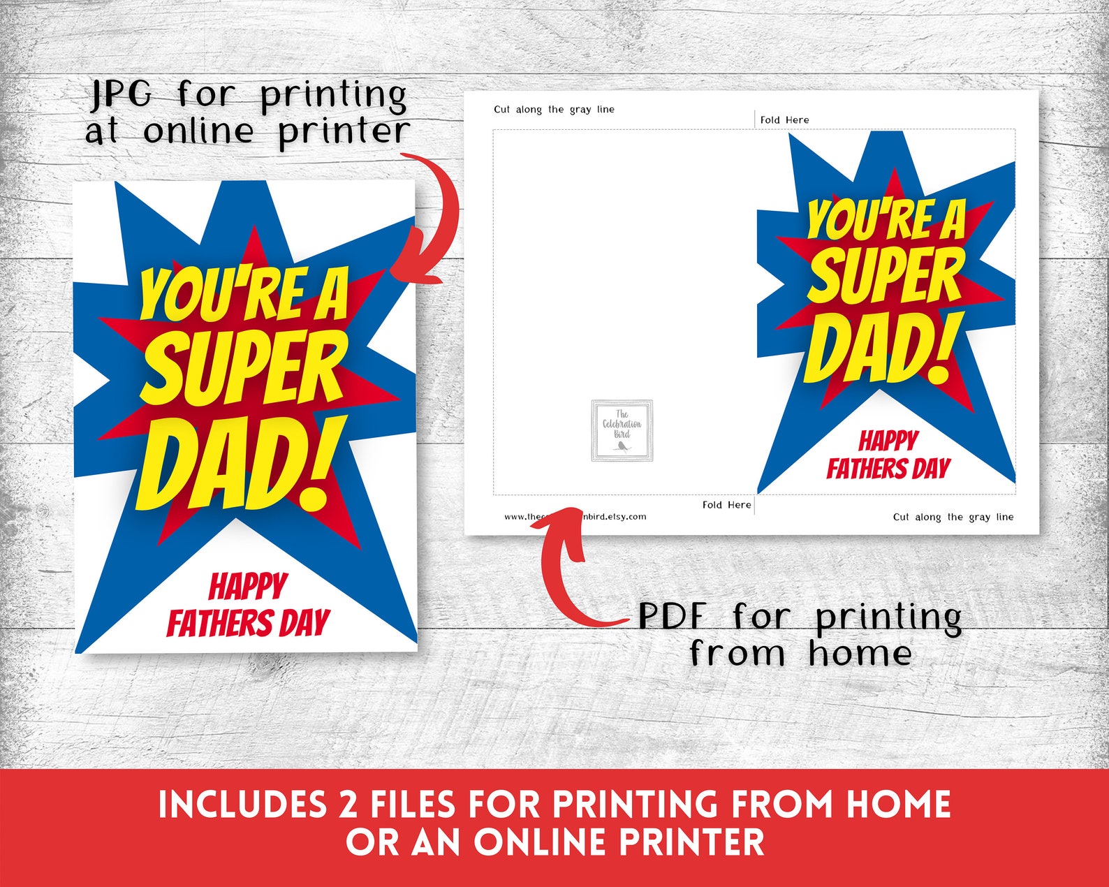 Superhero Dad Fathers Day Card, Super Dad Card, Superhero Dad Card ...