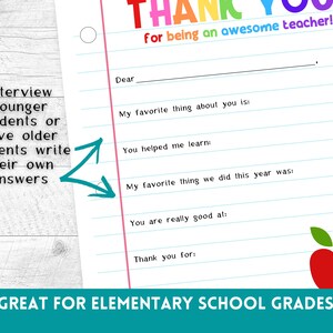Teacher Appreciation Activity, Teacher Appreciation Gift, Teacher ...