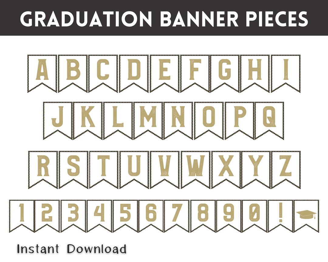 Printable Graduation Banner, 2024 Graduation Banner, Congrats Class of ...