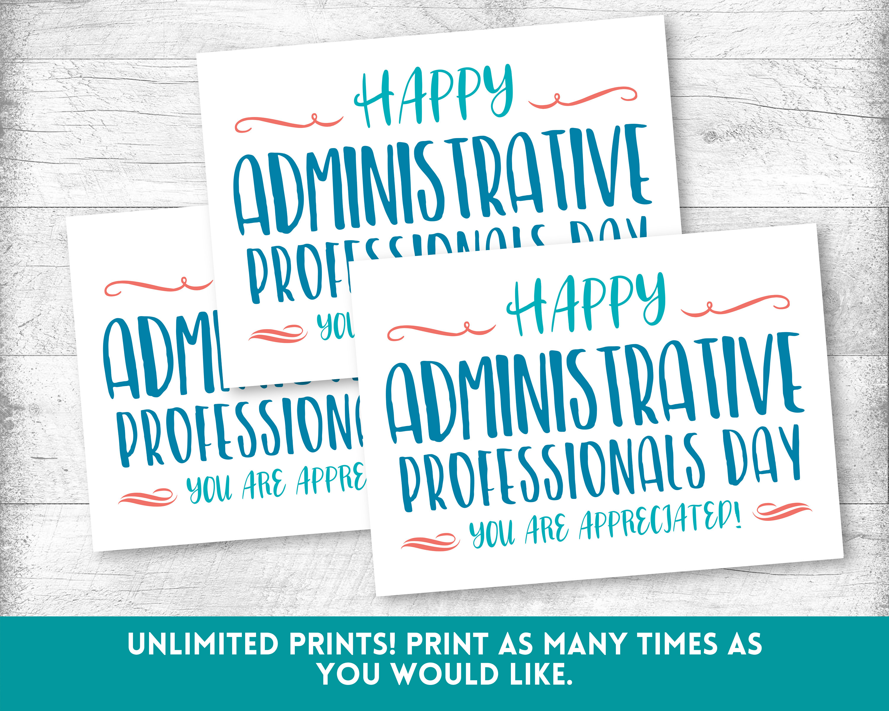 Administrative Professionals Day Sign, Administrative Day Sign, Staff ...