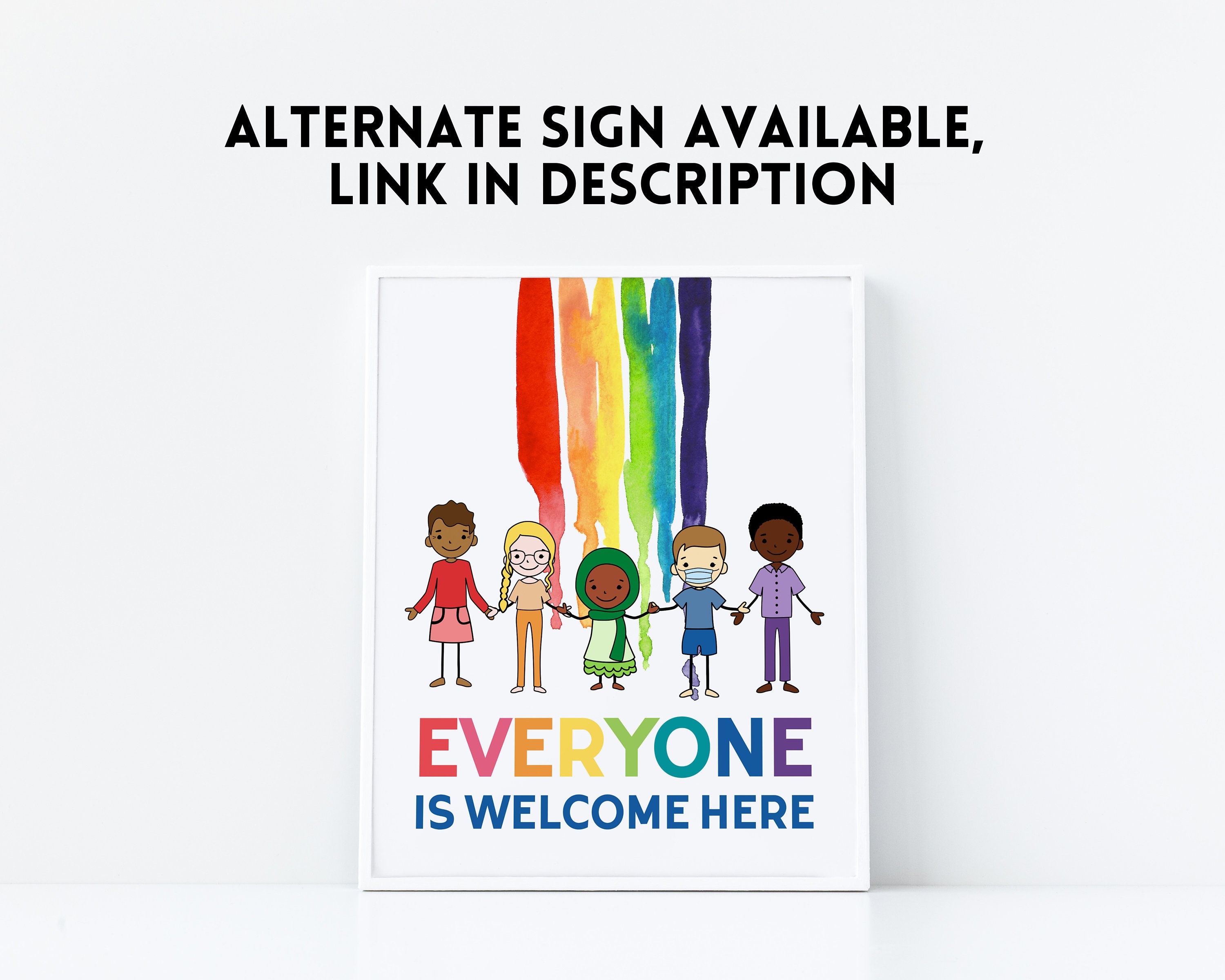 Racial Equality Classroom Sign Classroom Posters School - Etsy