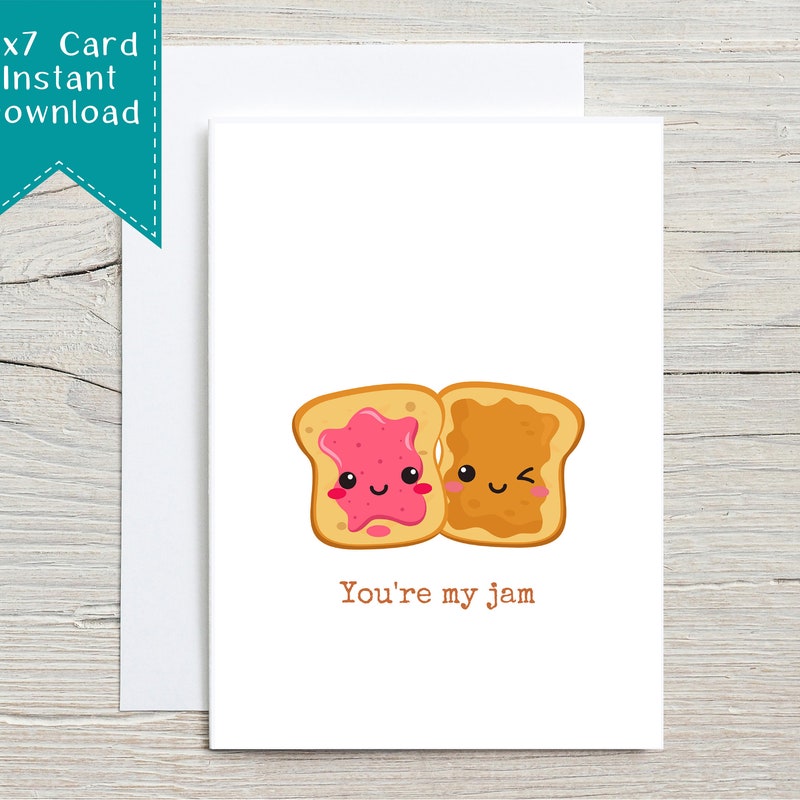 You're My Jam Card - Etsy