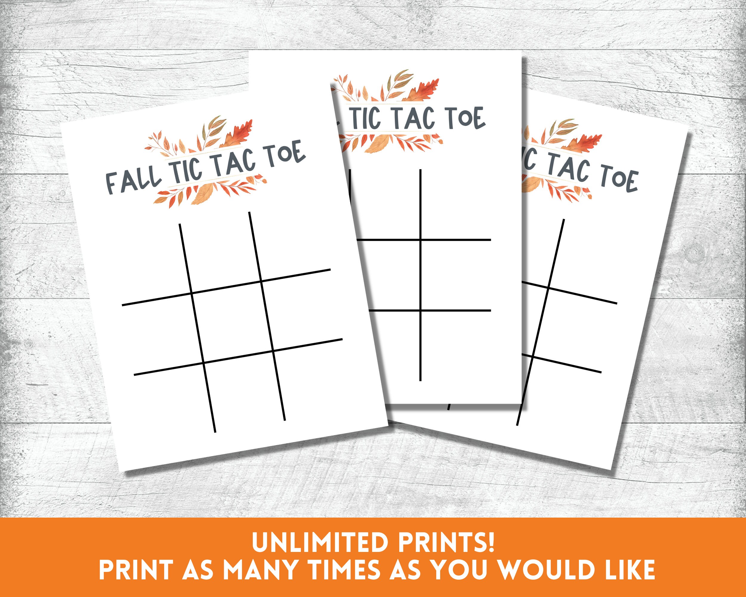Fall Tic Tac Toe Printable, Fall Tic Tac Toe, Autumn Tic Tac Toe, Tic ...