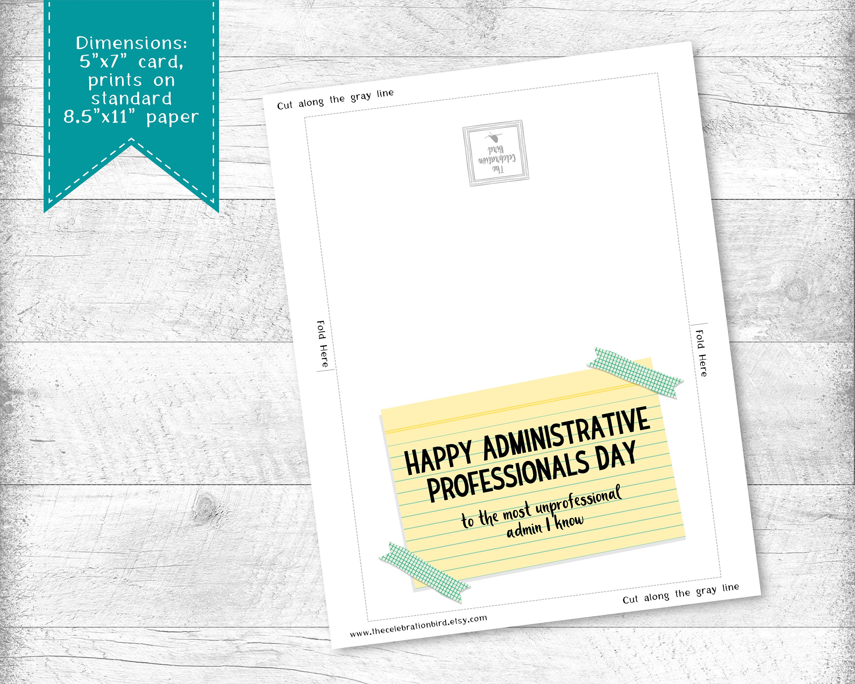 Funny Administrative Professionals Day Card, Administrative Day Gift ...