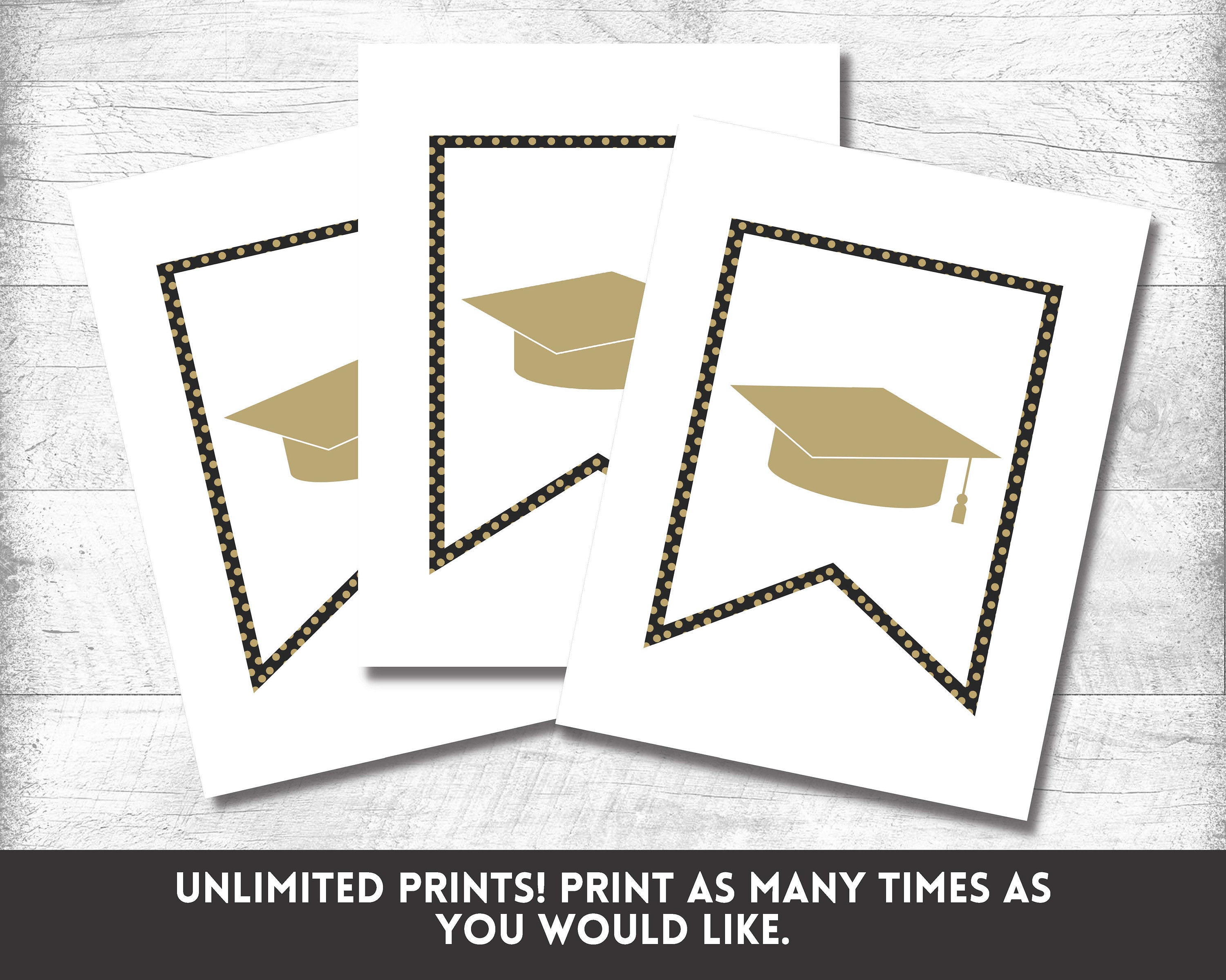 Printable Graduation Banner, 2024 Graduation Banner, Congrats Class of ...