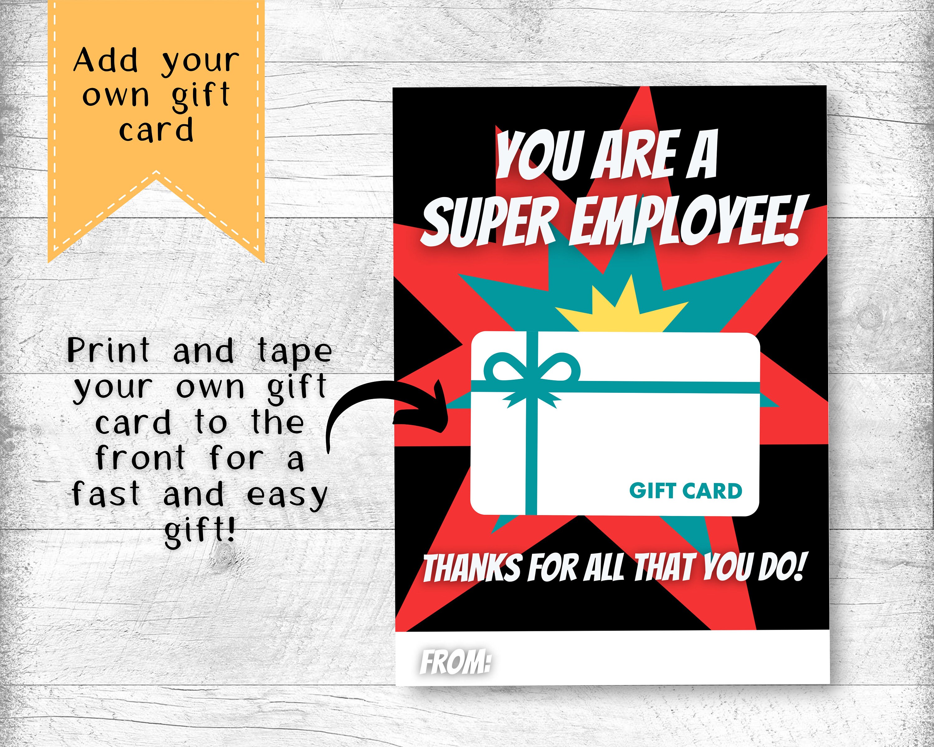 Employee Appreciation Gift, Super Employee, Administrative ...