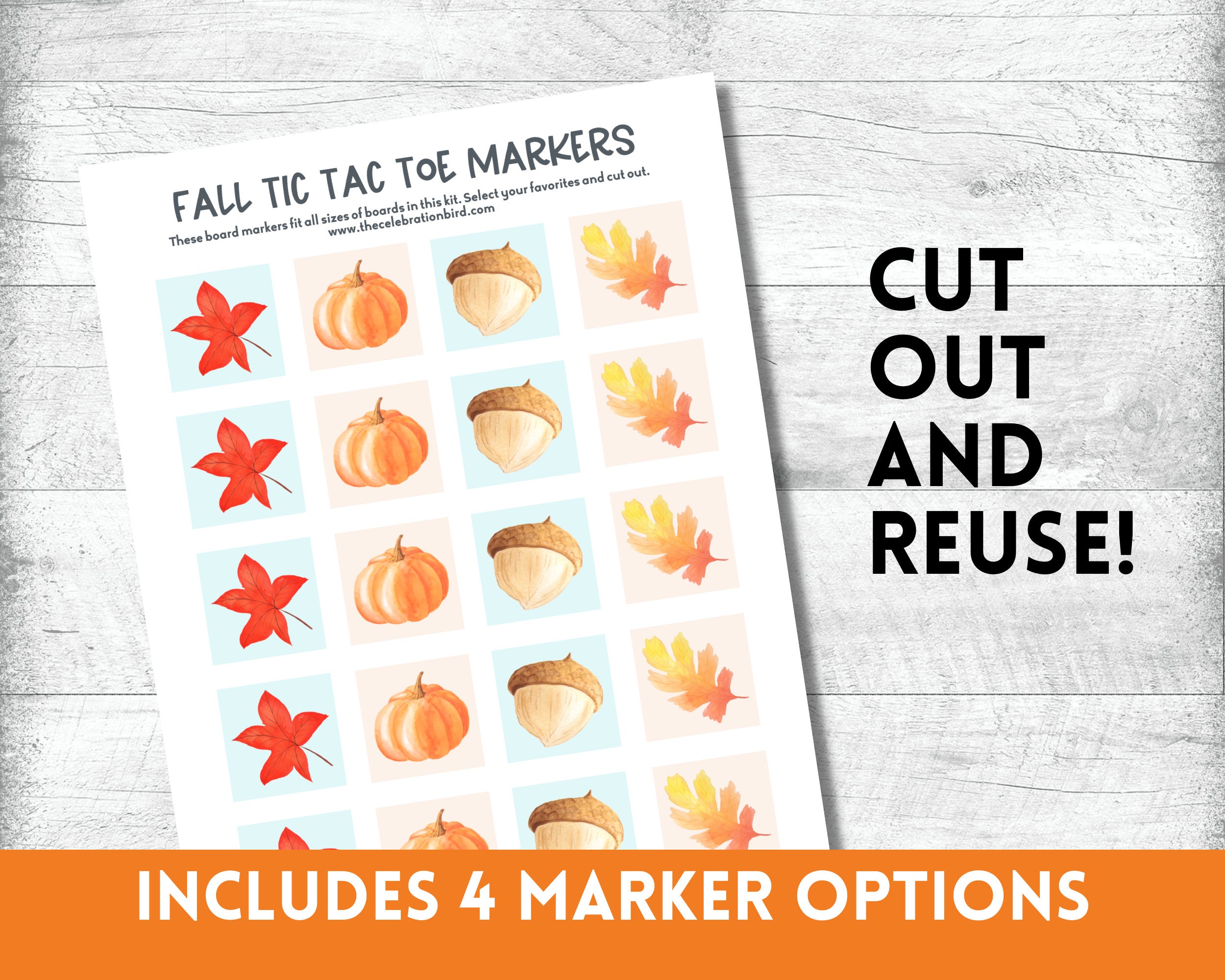 Fall Tic Tac Toe Printable, Fall Tic Tac Toe, Autumn Tic Tac Toe, Tic ...