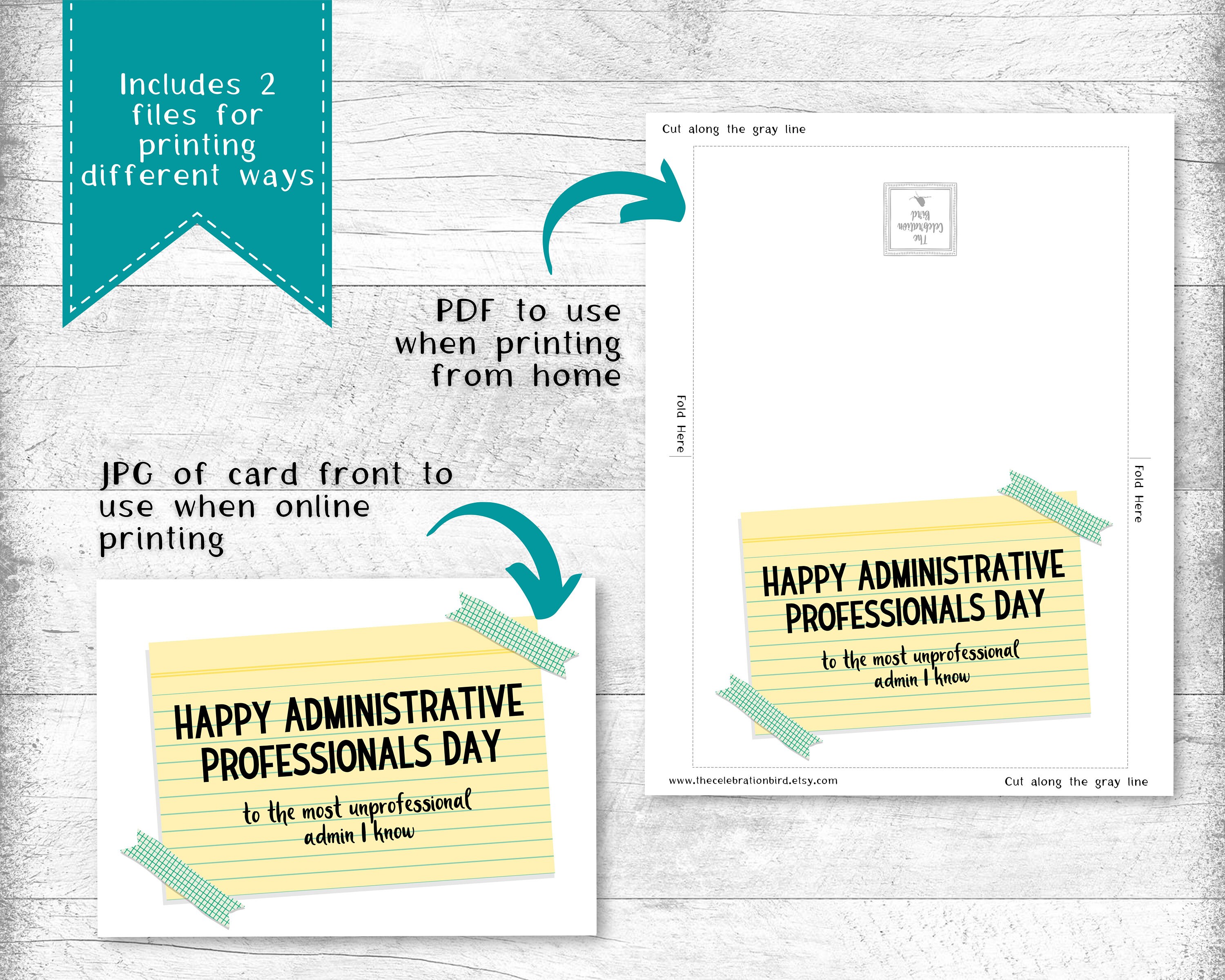 Funny Administrative Professionals Day Card, Administrative Day Gift ...