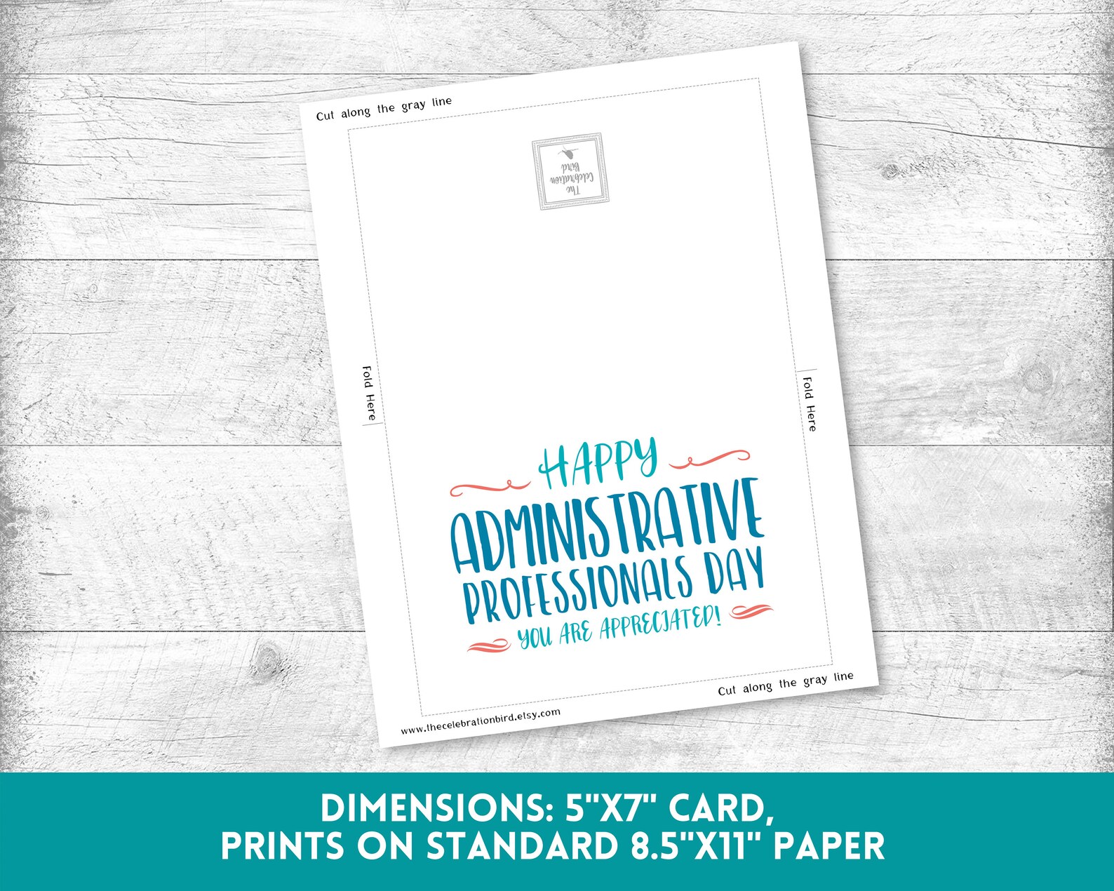 Administrative Professionals Day Card, Administrative Day Gift, Staff ...