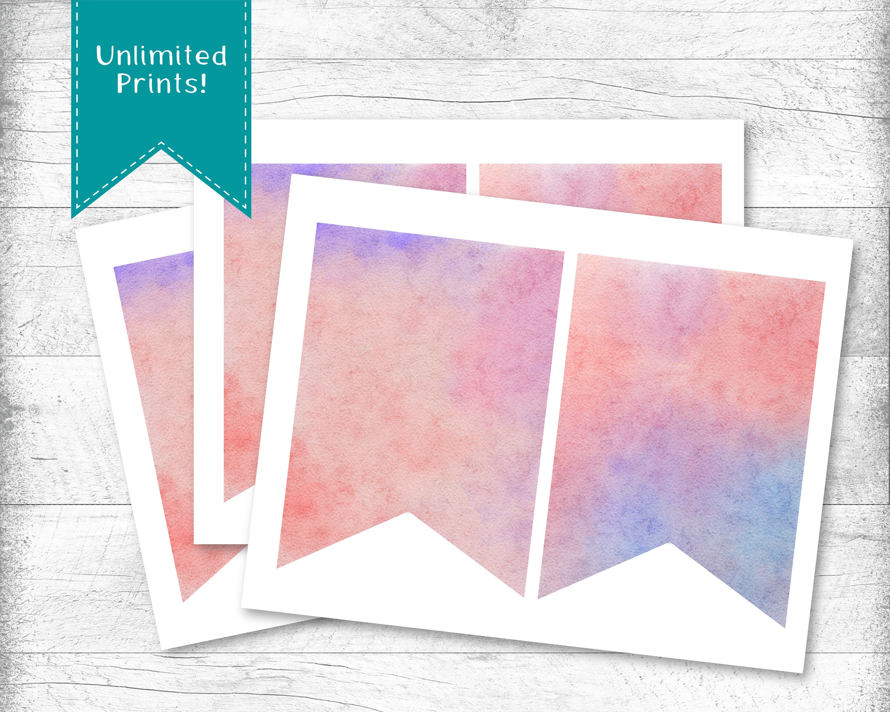 Easter Garland, Easter Banner, Easter Decor, Easter Crafts, Watercolor ...