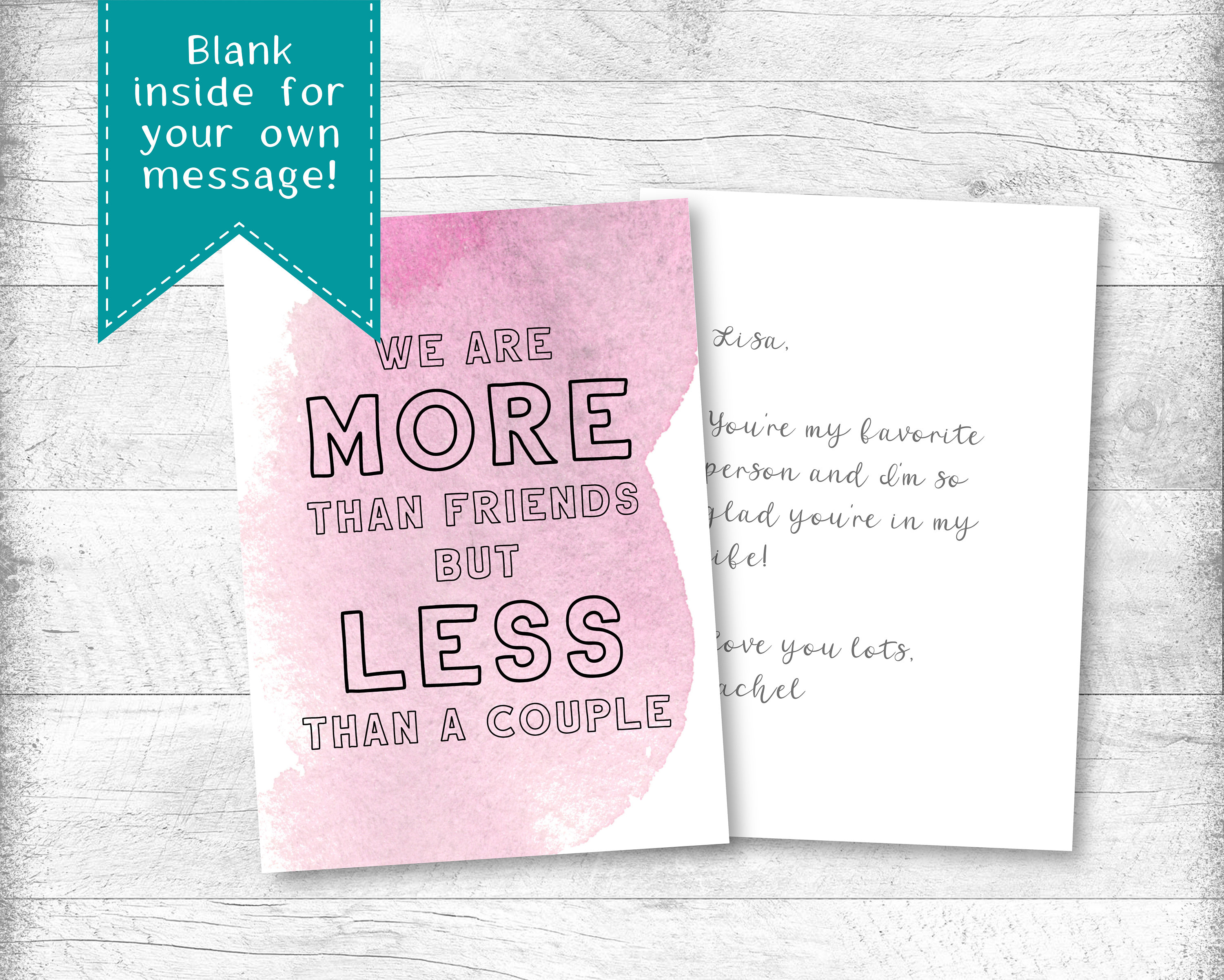 Printable Friend Card, Best Friend, Best Friend Day Card, Funny Best ...