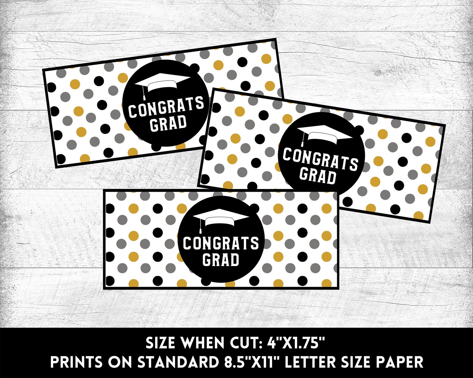 Printable Graduation Napkin Rings, Congrats Grad Napkin Rings ...