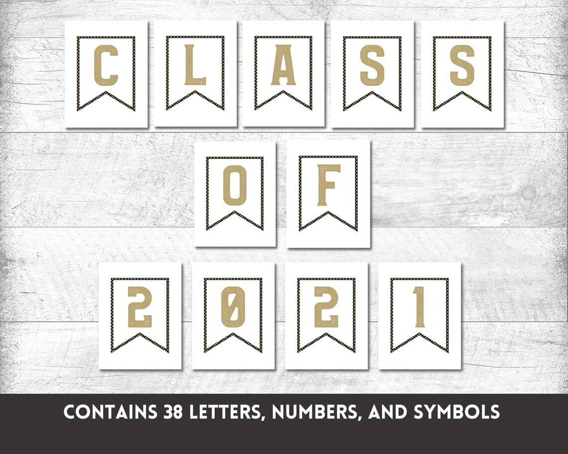 Printable Graduation Banner, 2024 Graduation Banner, Congrats Class of ...