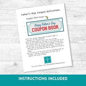 Fathers Day Coupons, Fathers Day Gift From Kids, Fathers Day Gift From ...