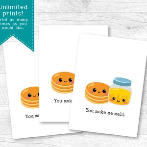 Pancakes & Butter Card | Funny Valentine Card | Valentine for Him ...