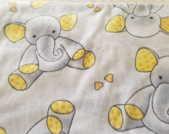 Elephant Fleece Fabric | Etsy