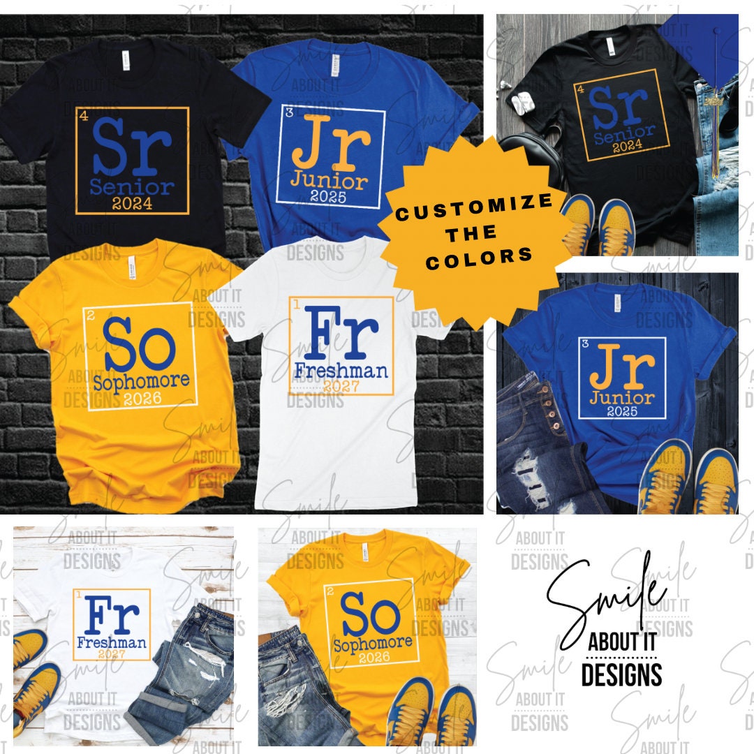 Teen Shirts: High School Class Element Shirt/freshmen/sophomore/junior ...