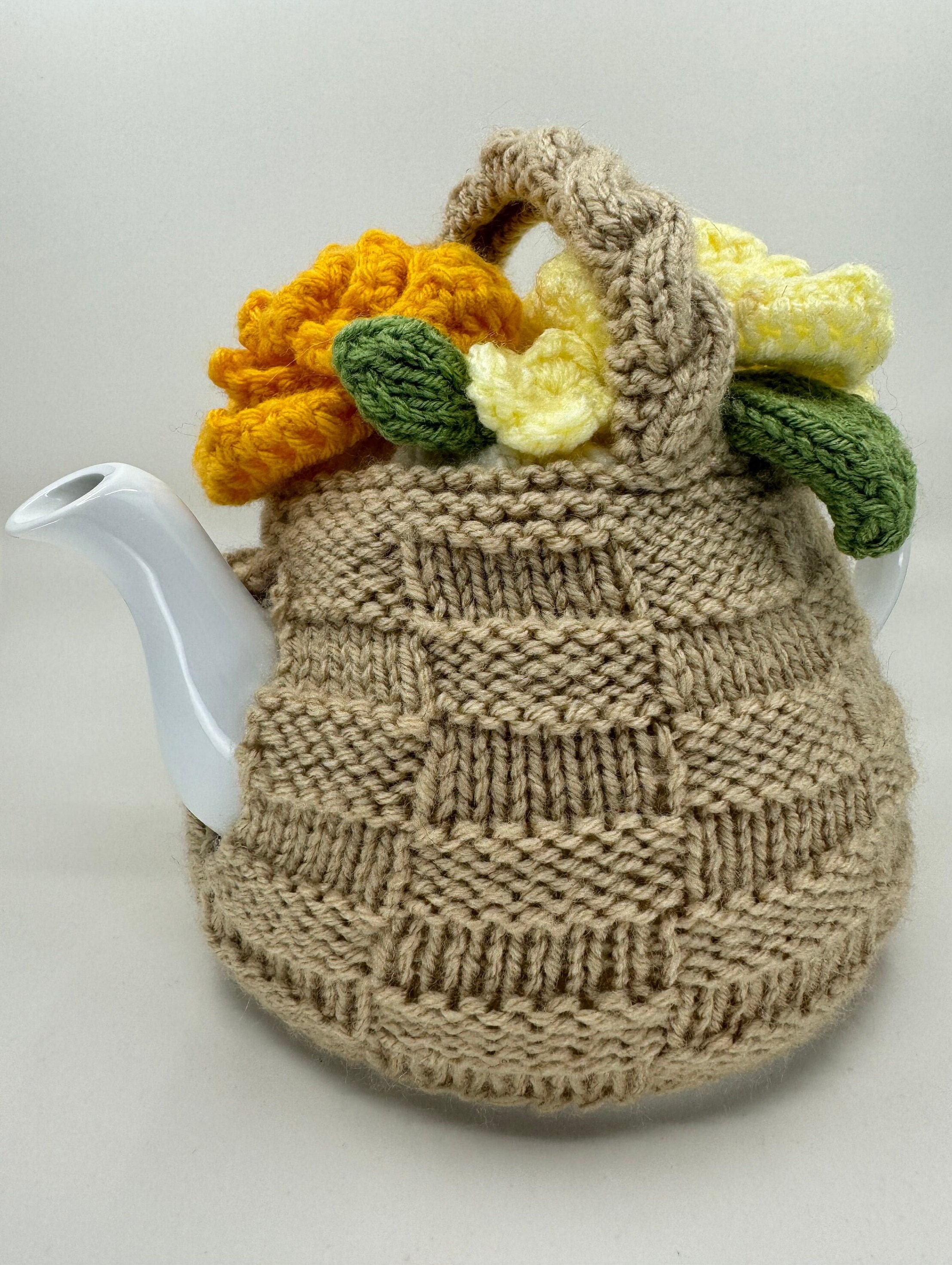 Premium Hand Knit Tea Cozy | Stylish Teapot Insulator for Warmth and ...