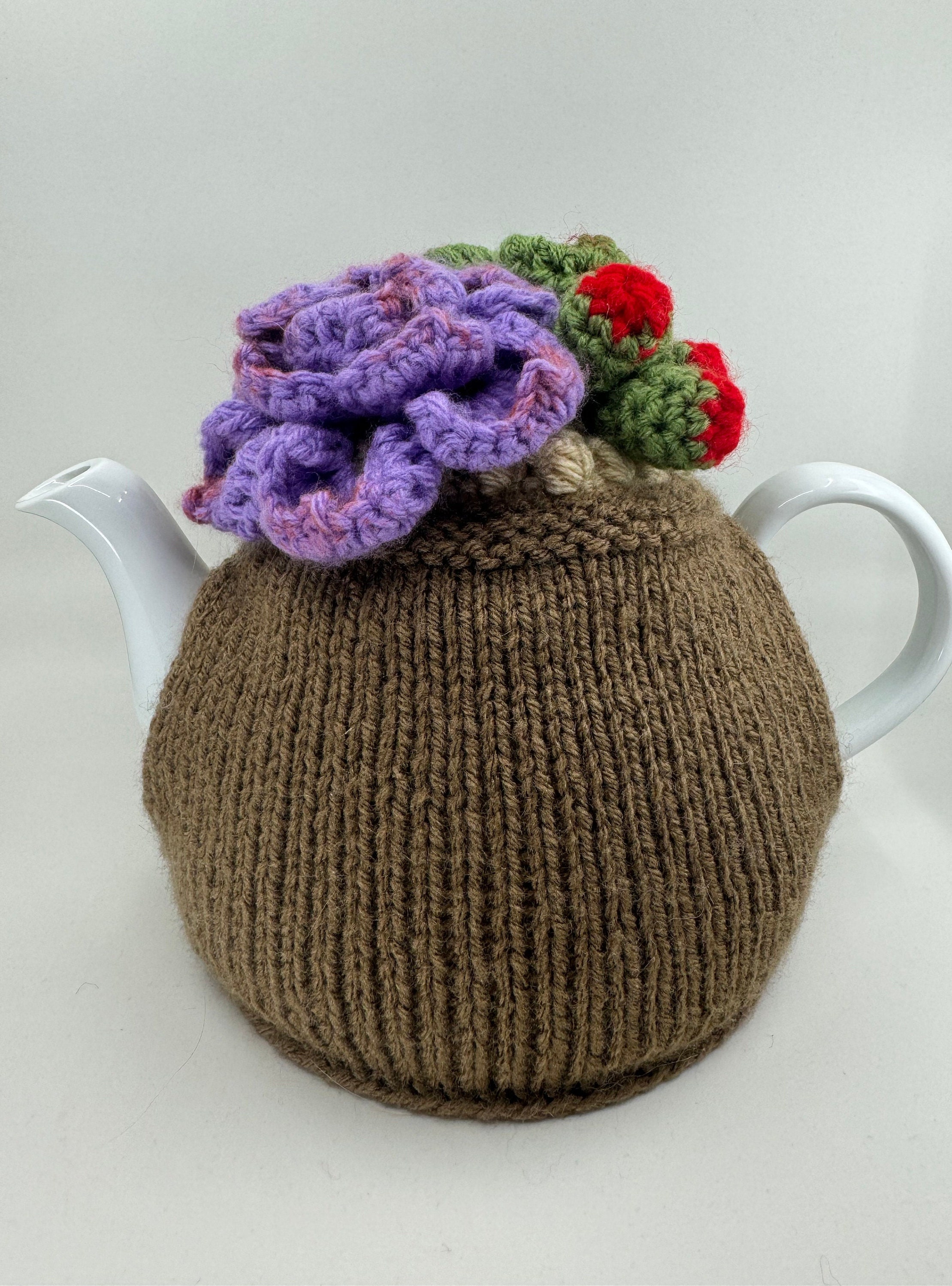 Premium Hand Knit Tea Cozy | Stylish Teapot Insulator for Warmth and ...