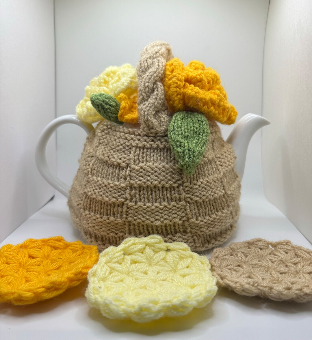 Premium Hand Knit Tea Cozy Stylish Teapot Insulator for - Etsy