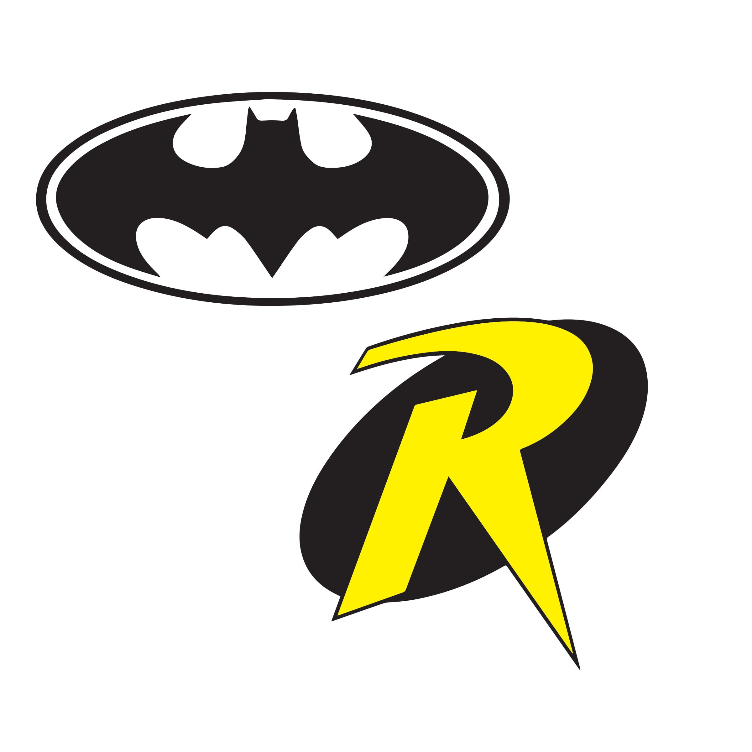 Batman And Robin Svg Etsy