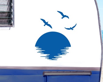 Sunset Car Decal - Etsy