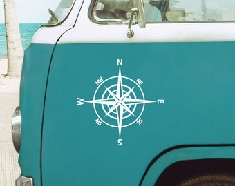 Compass Rose Car Decals - Etsy
