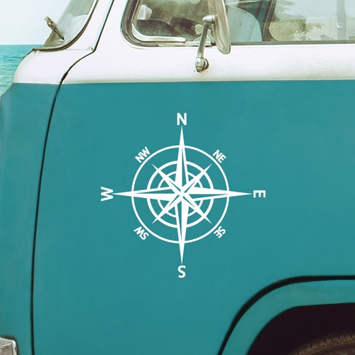 Nautical Compass Decal - Etsy