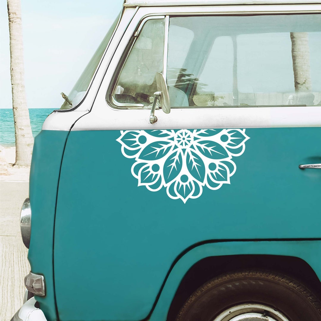 Camper Stickers, RV Stickers, Boho Mandala Vinyl Decal, Van and Car ...