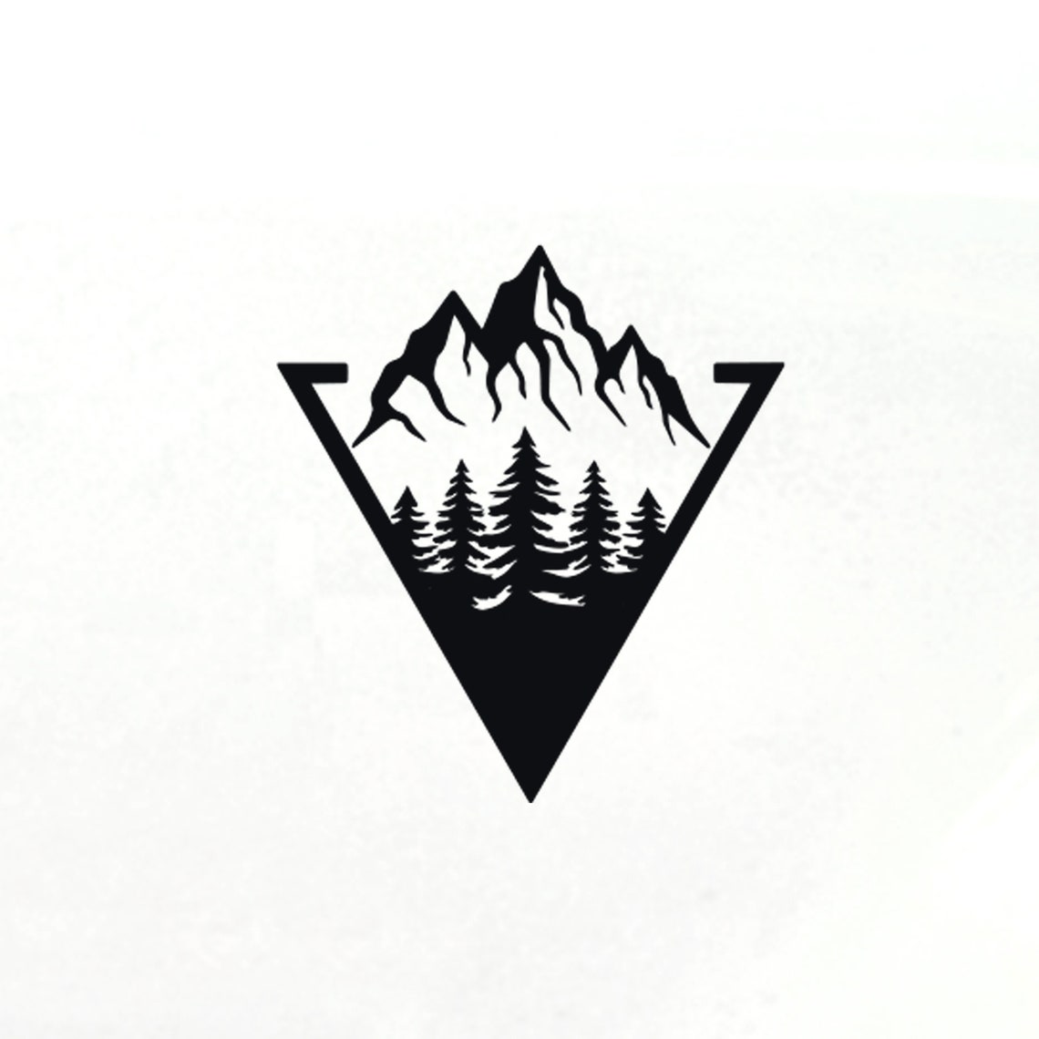 Mountain Car Stickers Mountains and Forest Decal Mountain - Etsy