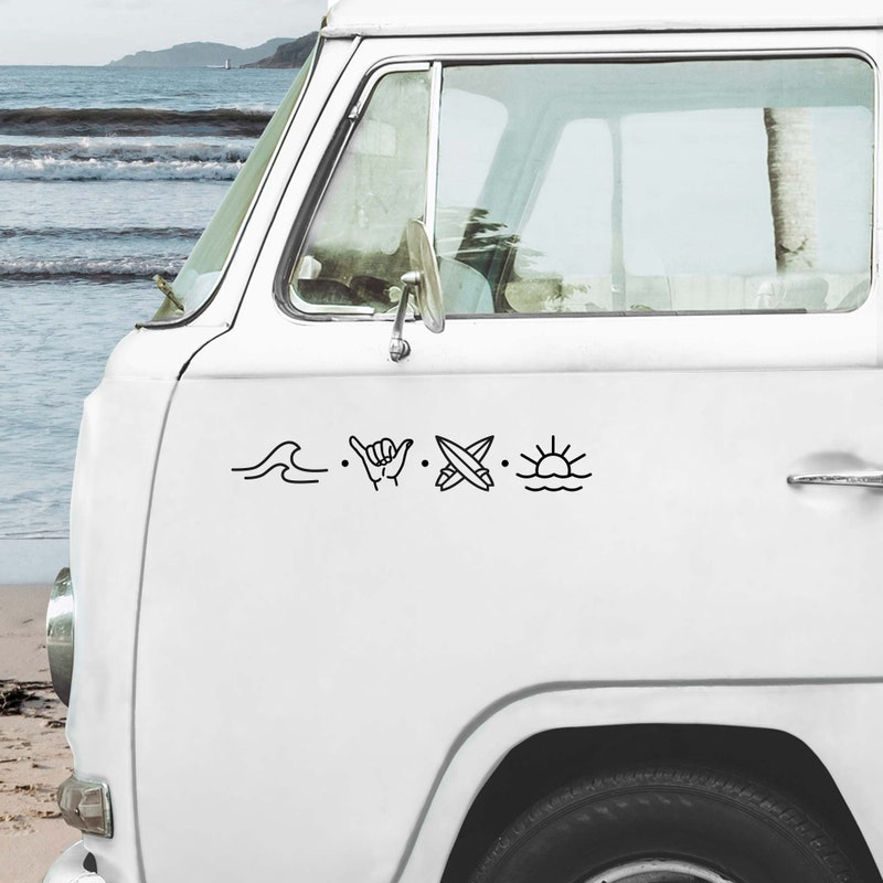 Surf Sticker - Etsy