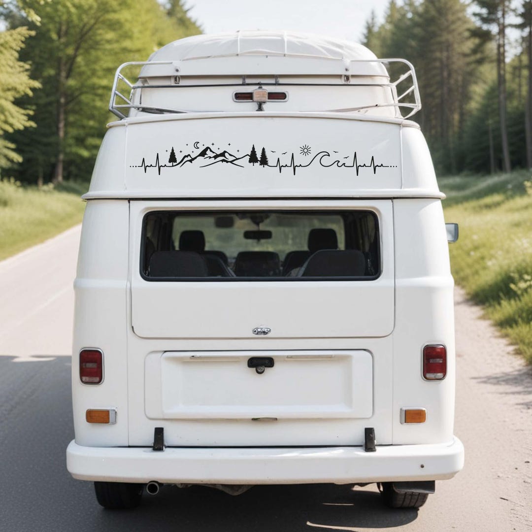 Camper Stickers, Van Stickers, Mountain Decal, RV Decals, Motorhome ...
