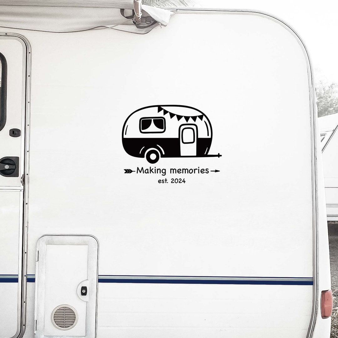 Custom Caravan Sticker, Custom Rv Decal, Personalized Camper Decal ...