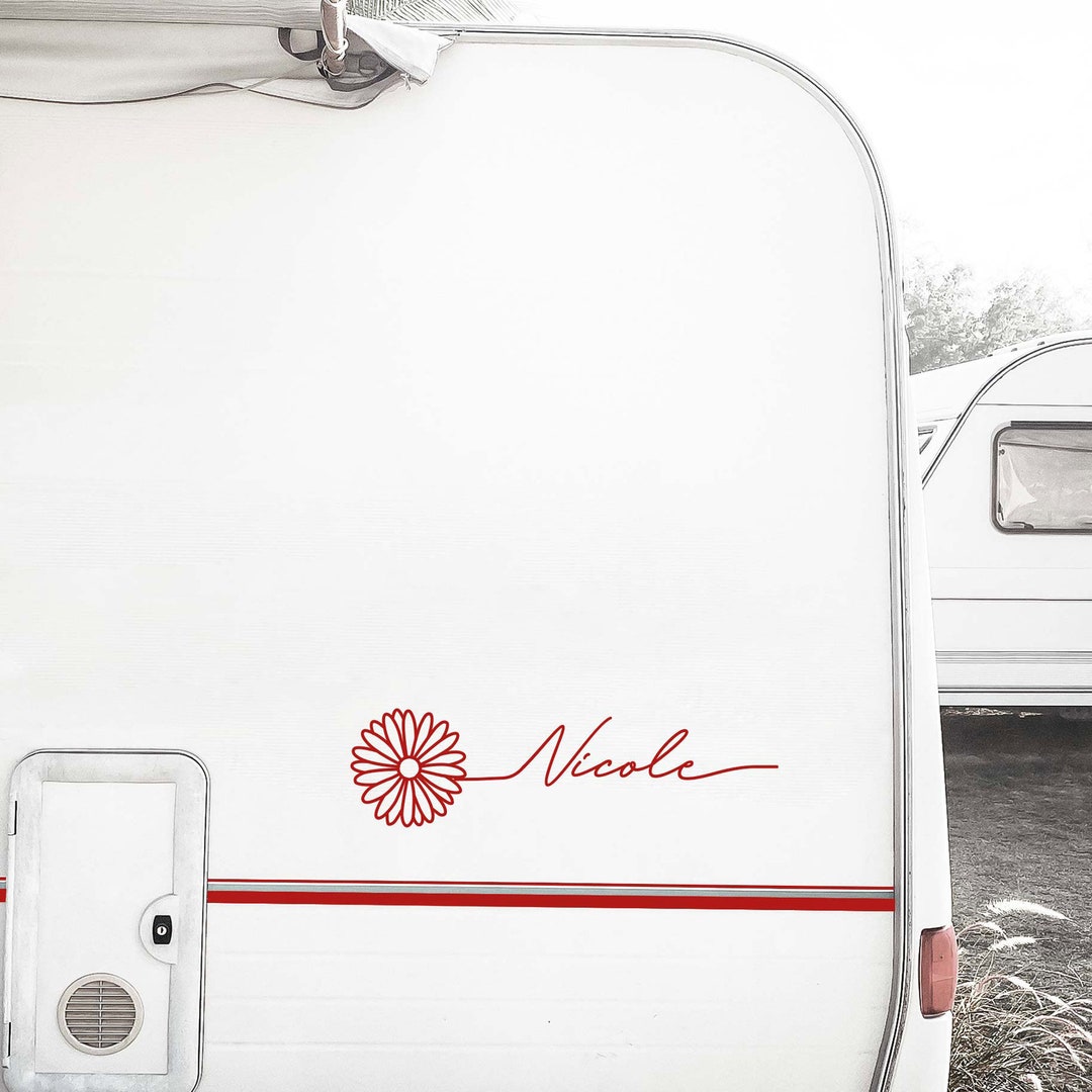 Personalized Camper Decal, Custom Van Sticker, Camper Stickers, Caravan ...