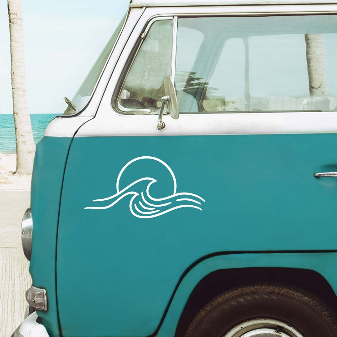 Camper Stickers, Van Stickers, Surf Stickers, Caravan Stickers, Wave ...