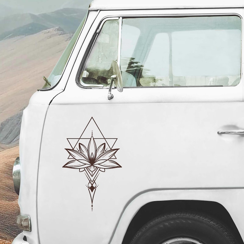 Flower Car Decal - Etsy