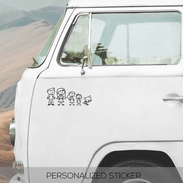 Family Car Sticker - Etsy UK