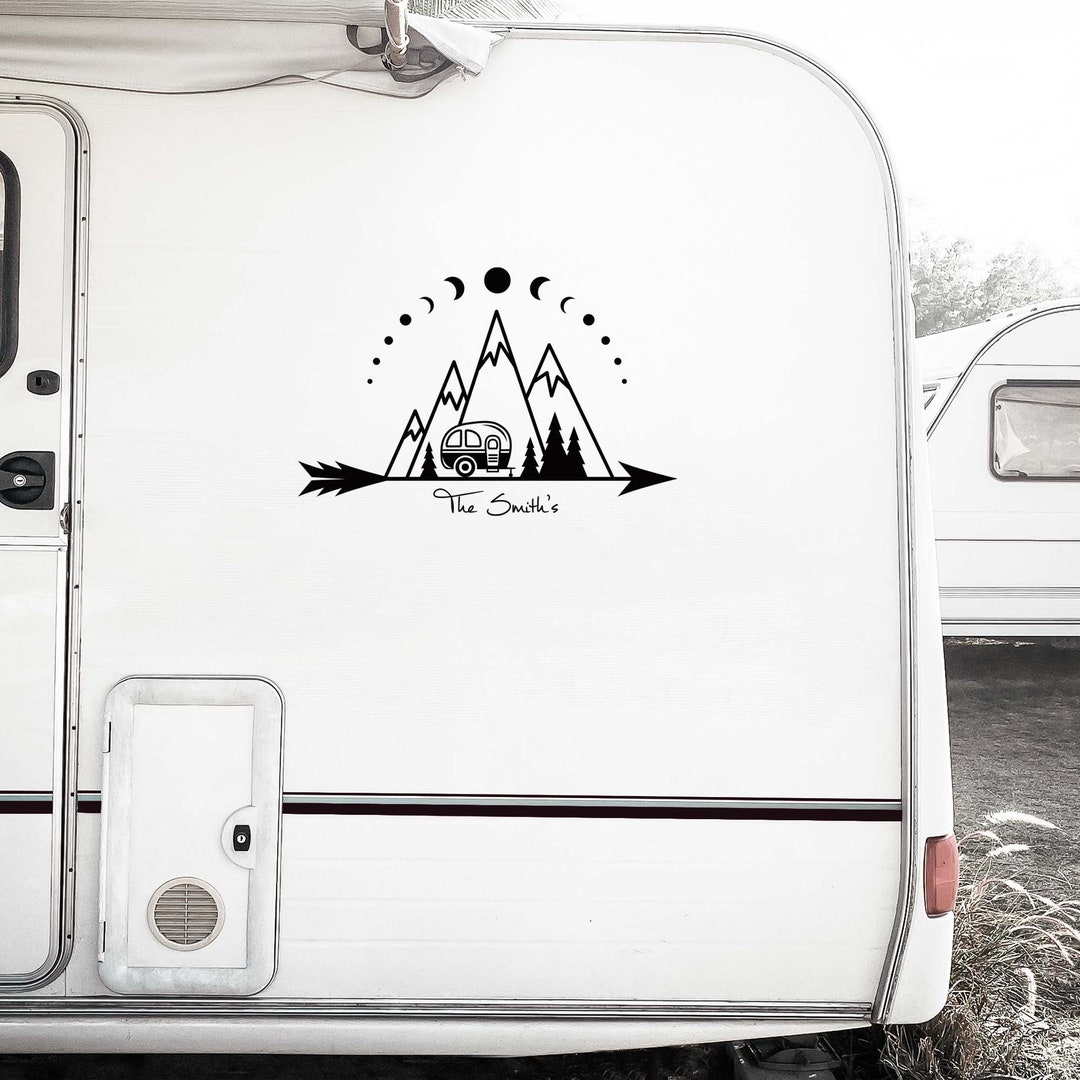 Camper Stickers, Custom RV Decal, Personalized RV Decal, Caravan ...