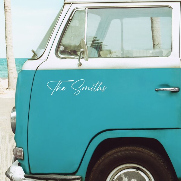 Family Name Sticker - Etsy