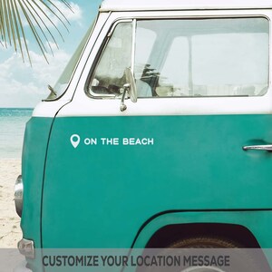 Custom Camper Sticker, Personalized Camper Decal, Van Life Sticker for ...