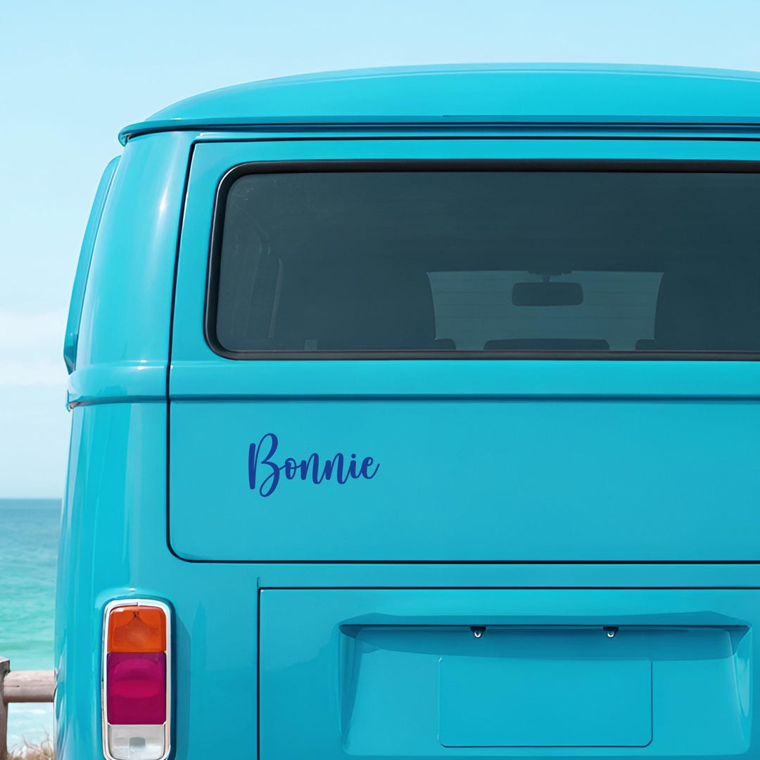 Buy Camper Stickers, Van Stickers, Personalized Name Decal, Custom Text ...